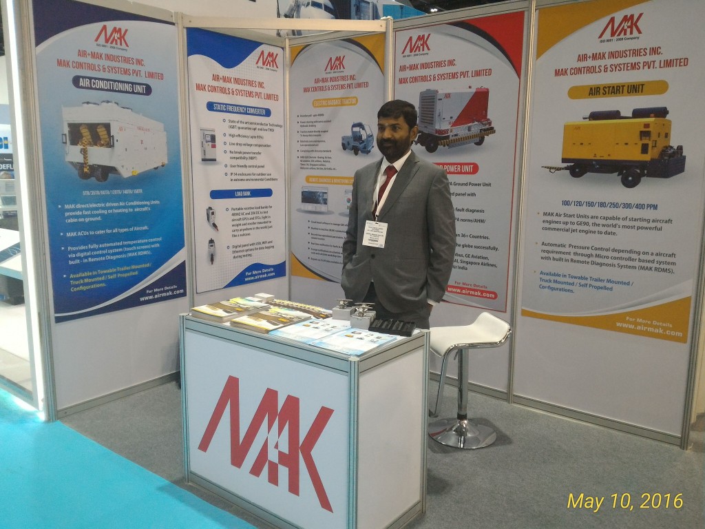 Air+Mak Industries Inc. at Dubai Airport Show 2016 - Mak Controls and ...
